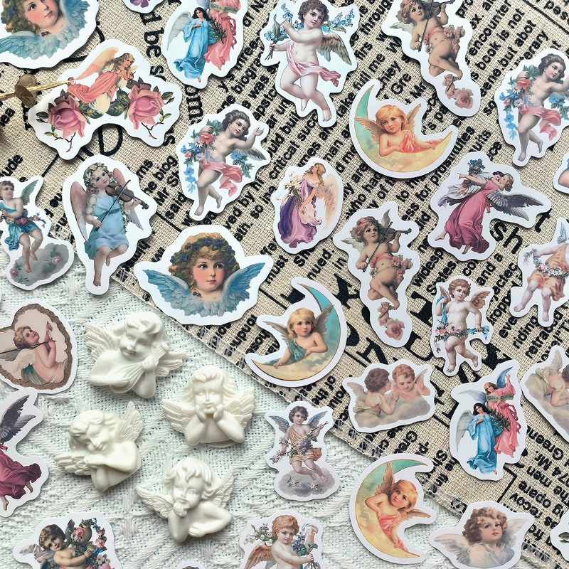 Vintage Angel Decals - Etsy