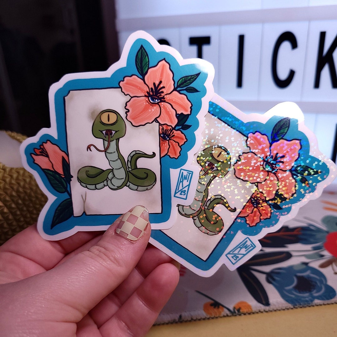 One Eyed Snakes Sticker | Snake Sticker | Azalea Sticker | American ...