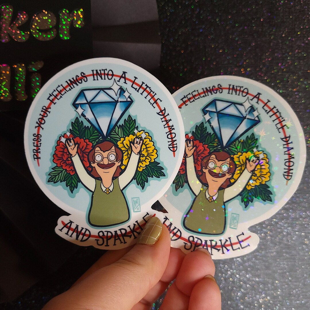 Philip Frond Sticker | Diamond Sticker | American Traditional Sticker ...