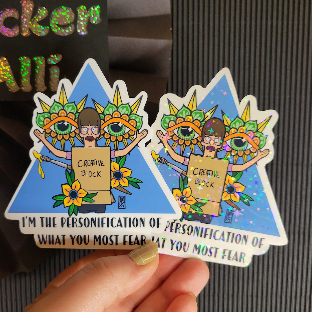 Gayle Sticker | Creative Block Sticker | Artist Sticker | Eye Flower ...