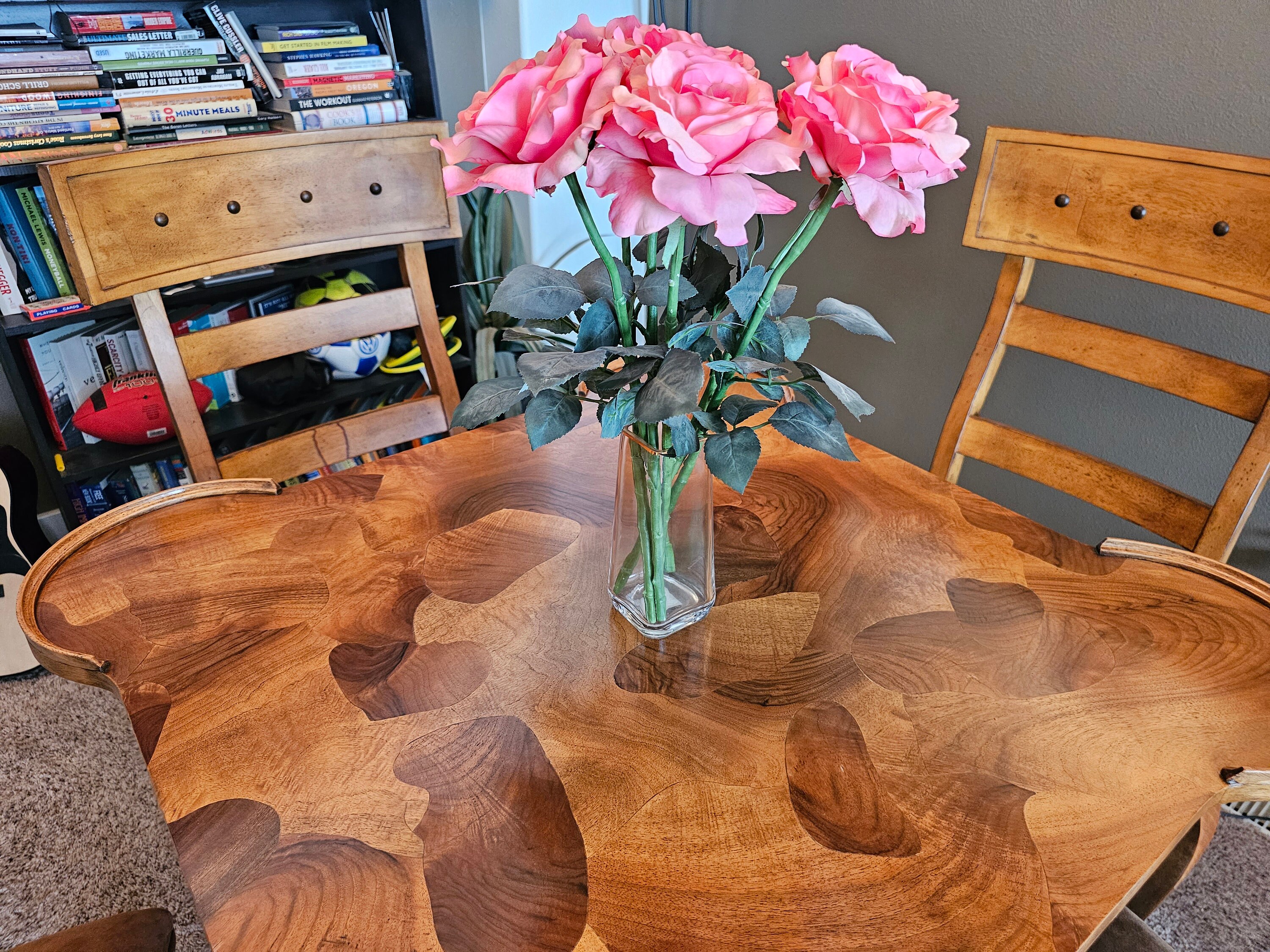 Wood French Provincial Game Table French Provincial Game Table Vintage ...