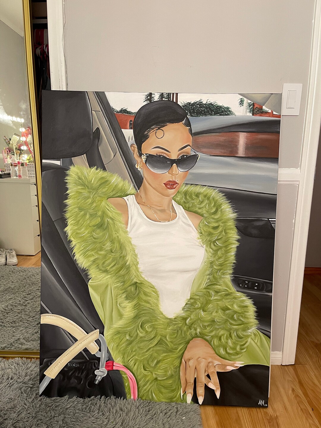 Alexa Demie Acrylic Painting - Etsy