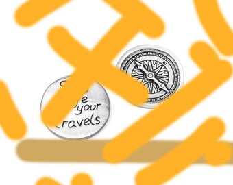 Compass Token - Etsy