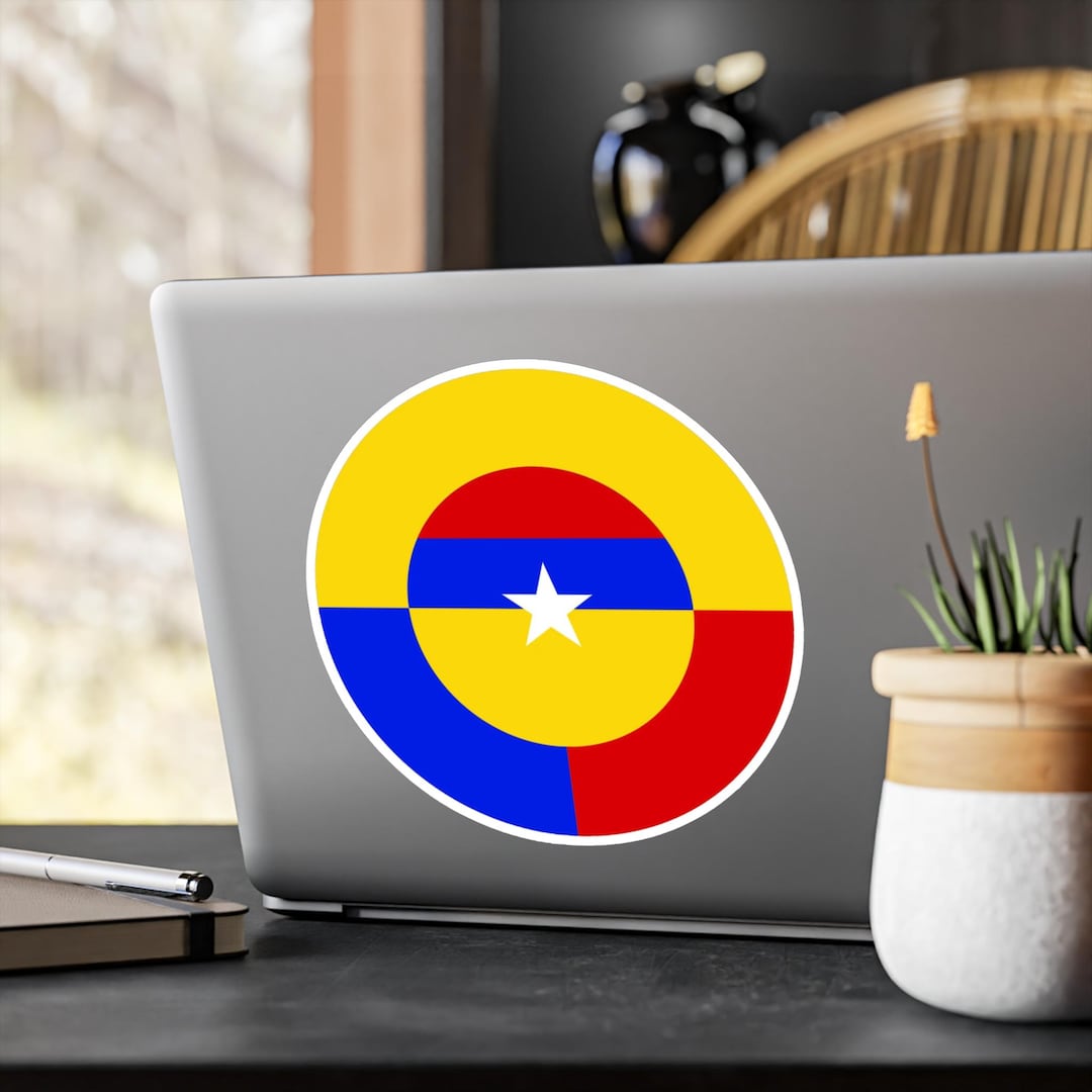 Colombian Air Force Roundel Sticker Kiss-cut Vinyl Decals | FAC ...