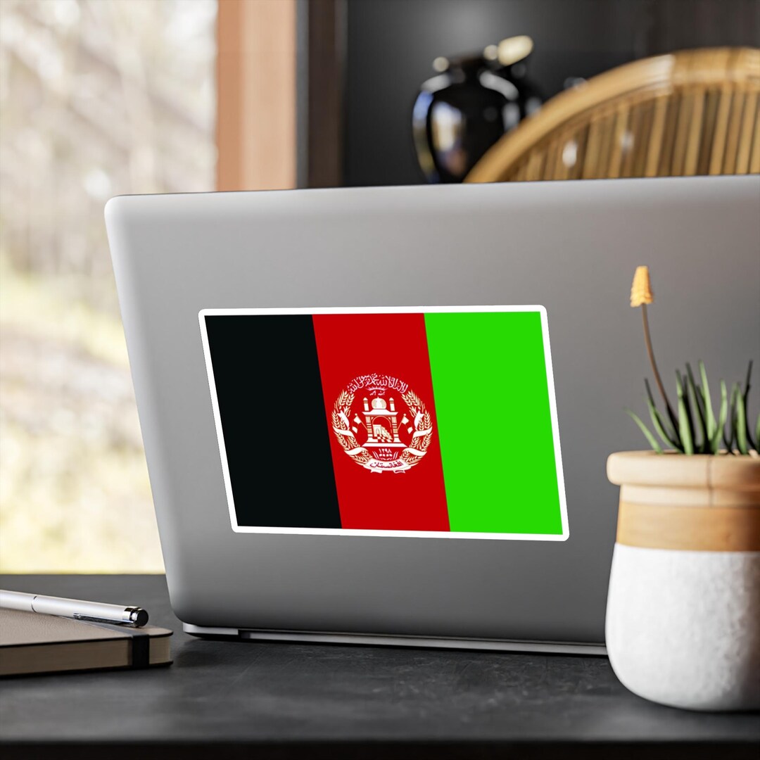Afghanistan Flag Sticker Kiss-cut Vinyl Decals | AFG AF Self-adhesive ...
