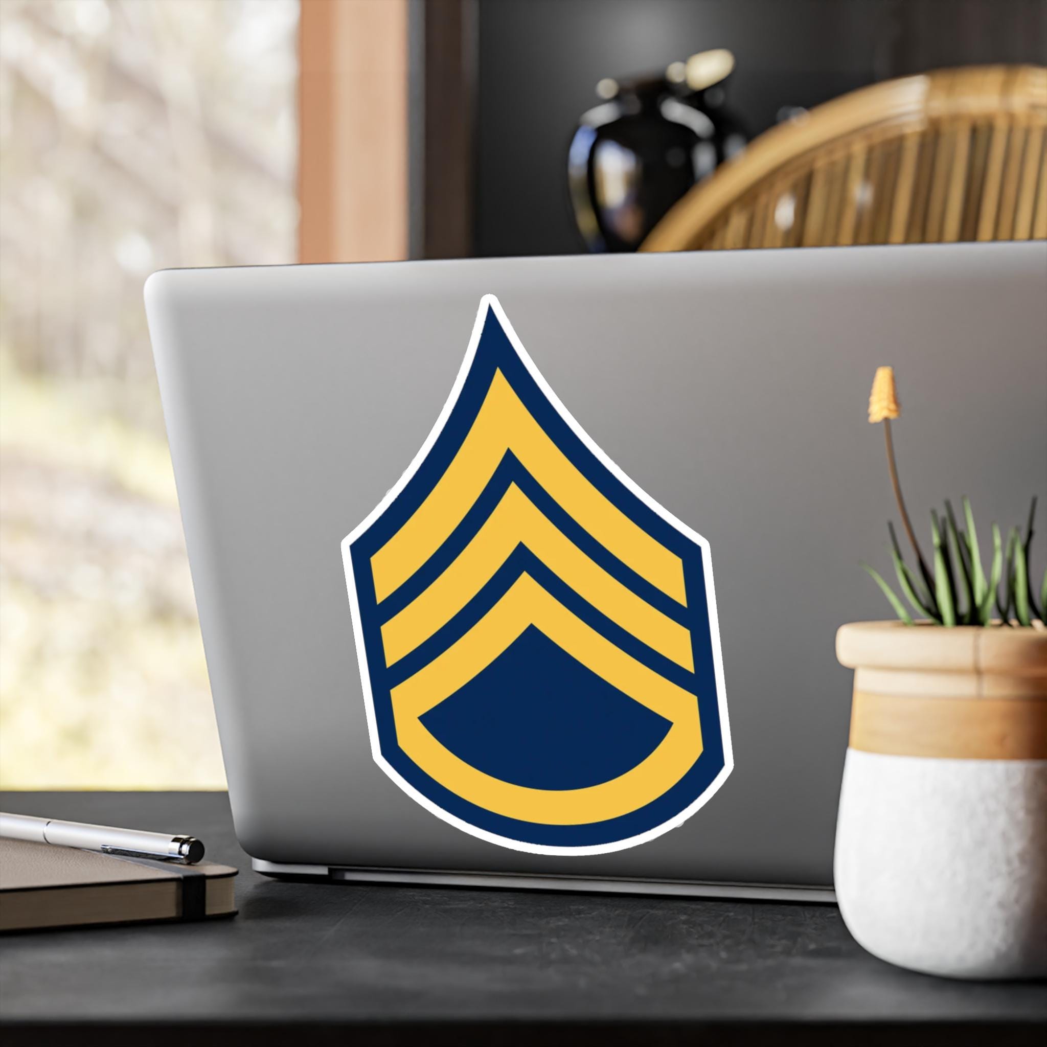 E-6 Staff Sergeant Insignia Kiss-cut Vinyl Decal | U.S. Army Rank ...