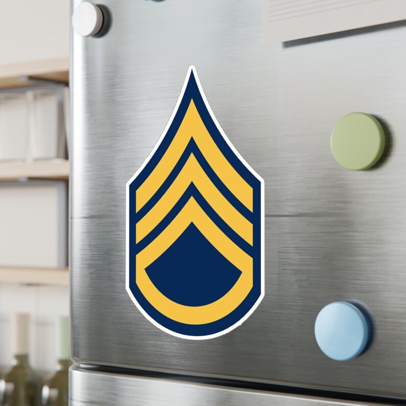 E-6 Staff Sergeant Insignia Kiss-cut Vinyl Decal | U.S. Army Rank ...