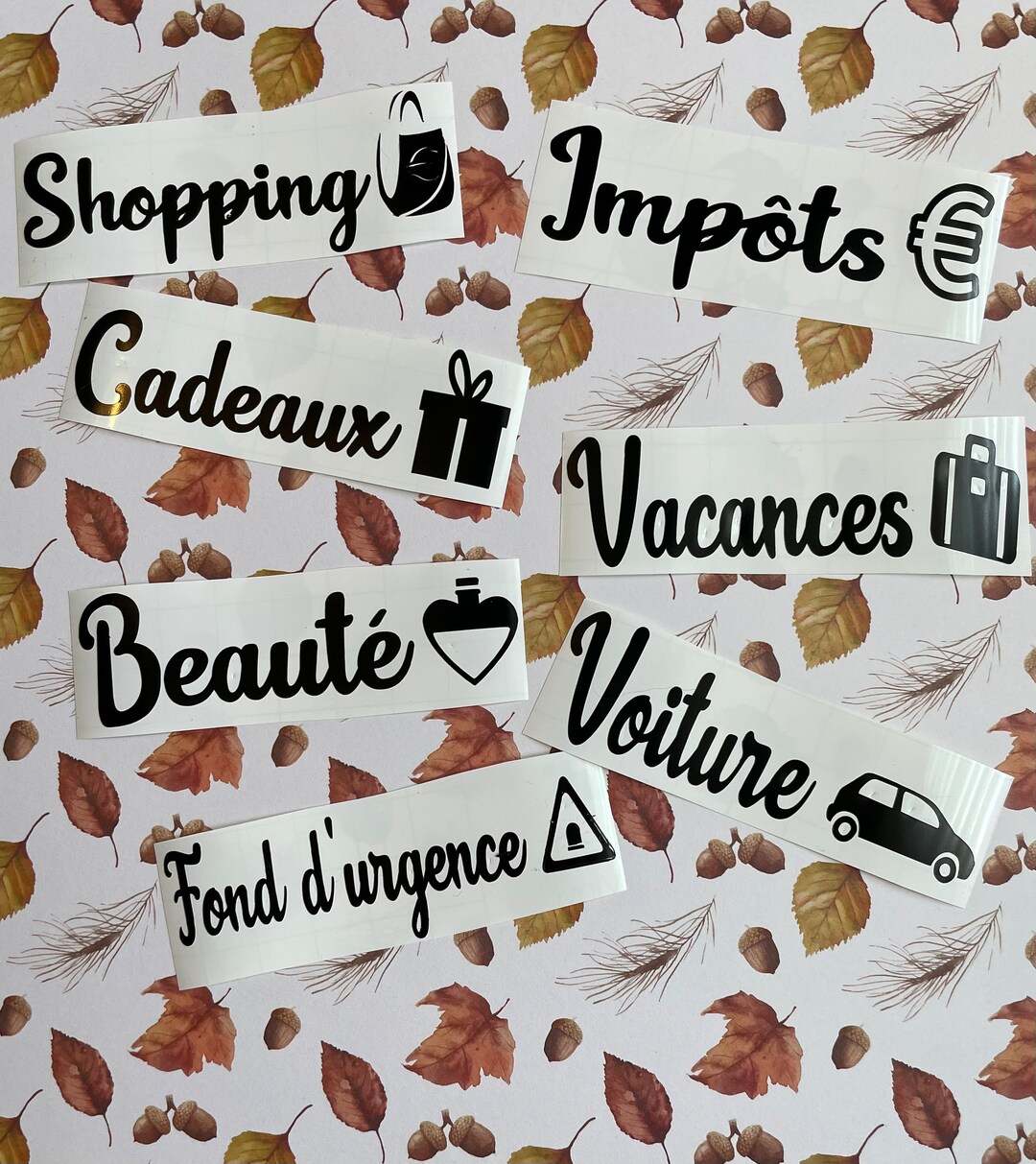 Personalized LABELS WITH LOGOS in Vinyl A7 / A6 / Budget - Etsy