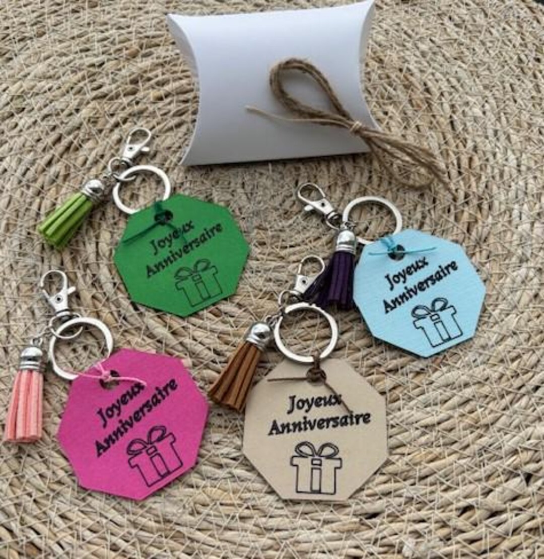 Birthday Gift Tag / Keychain - Etsy