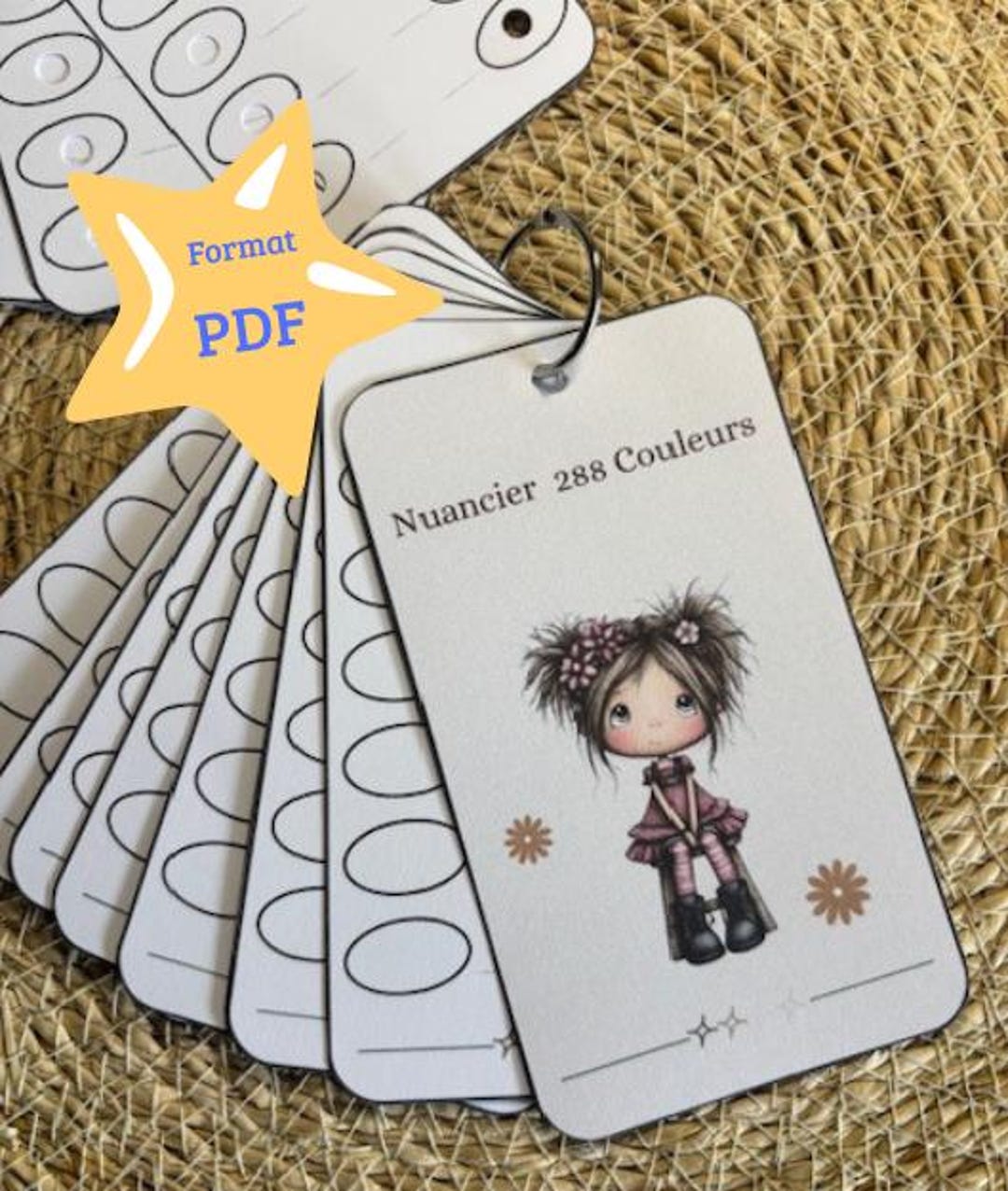 Color Chart / Guangna 288 Colors, Doll 02 / Acrylic Markers / Mystery ...