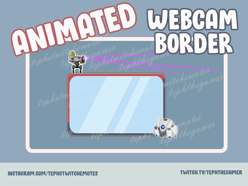 ANIMATED Valorant Inspired Killjoy Webcam Border Overlay for Twitch ...