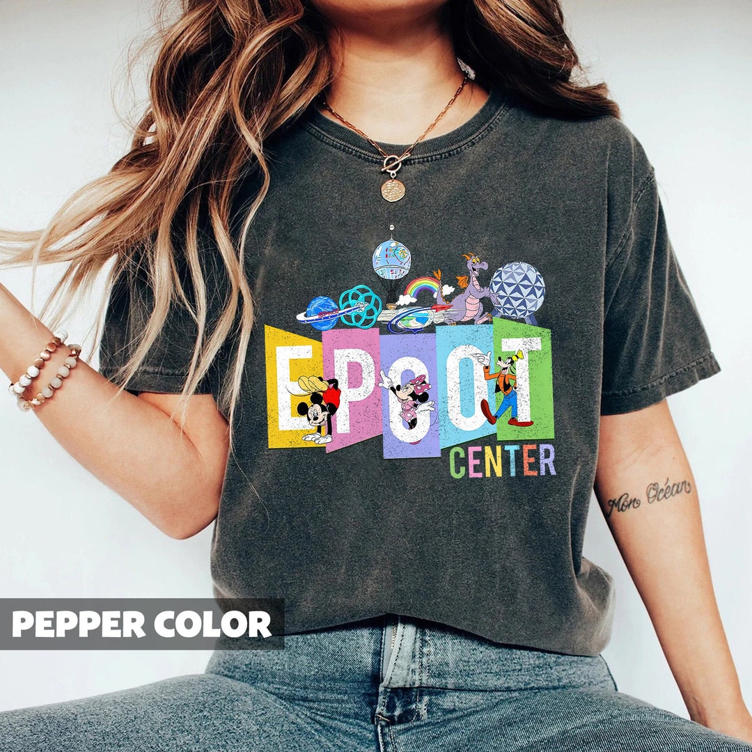 Disney Epcot Comfort Colors Shirt Epcot Center Shirt Mickey - Etsy