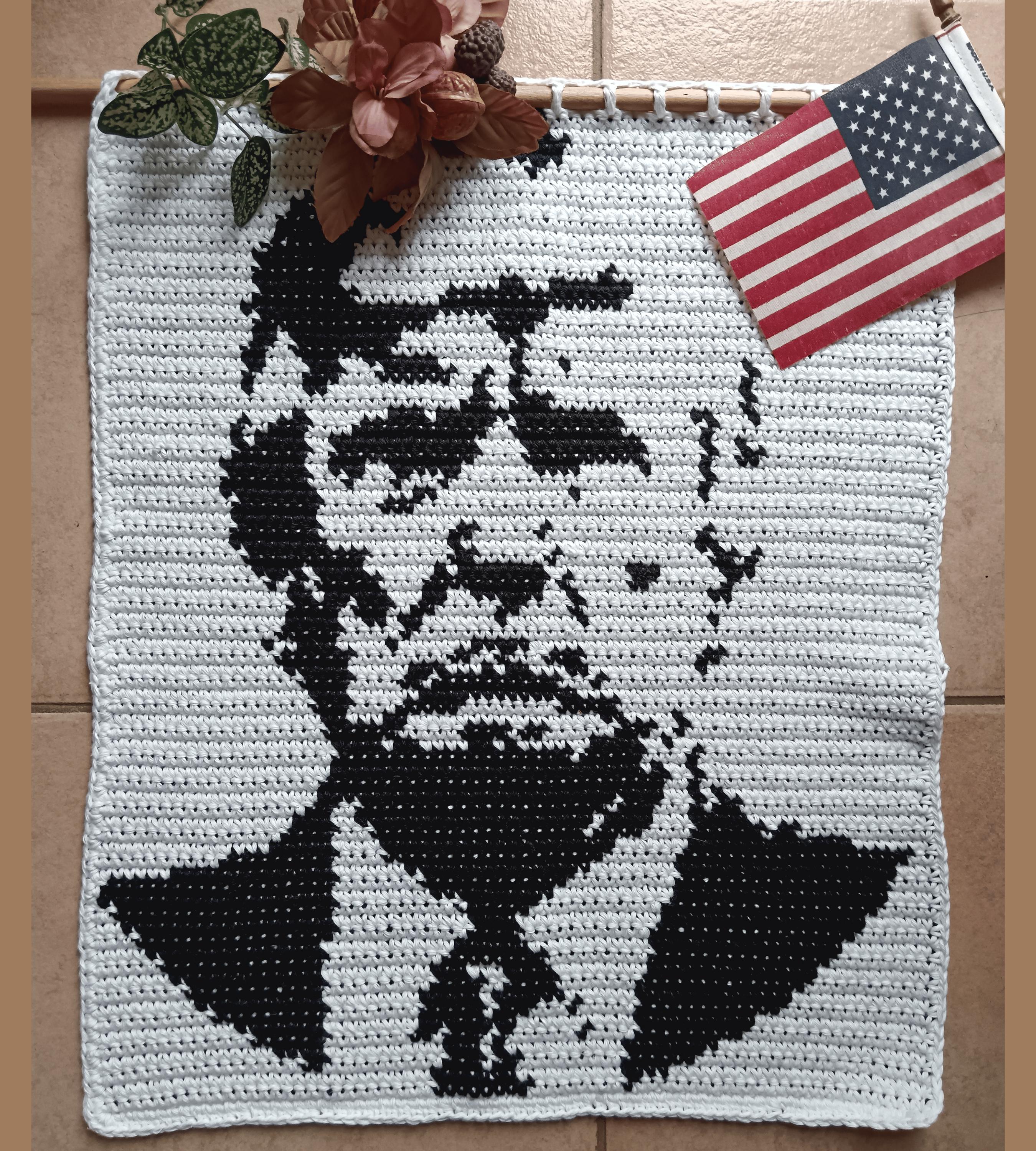 Crochet Pattern | the Donald Trump Wall Hanging, Bag | Tapestry Crochet ...