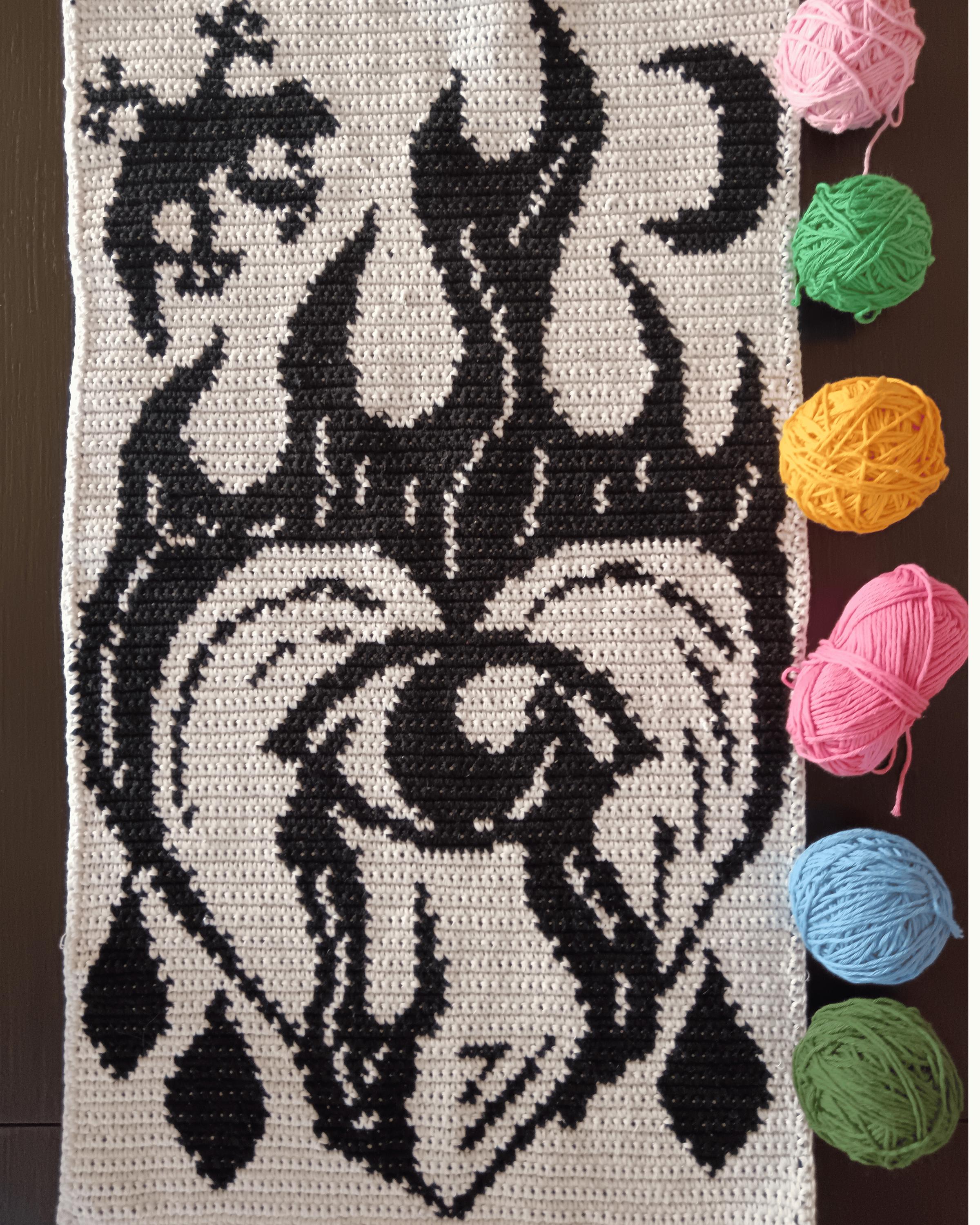 Crochet Pattern | the Flaming Heart Wall Hanging, Bag | Tapestry ...