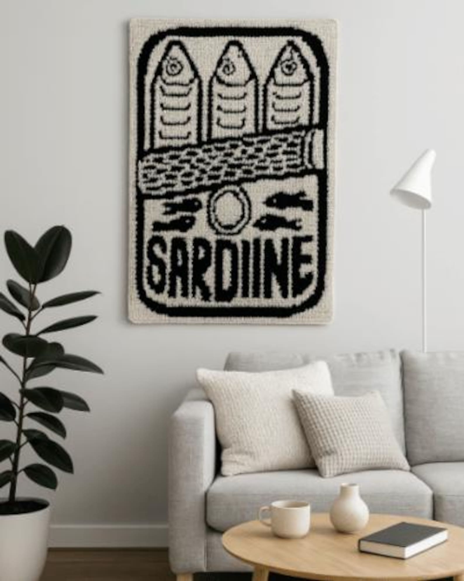 Crochet Pattern | Sardine Can Wall Hanging | Tapestry Crochet Pattern ...