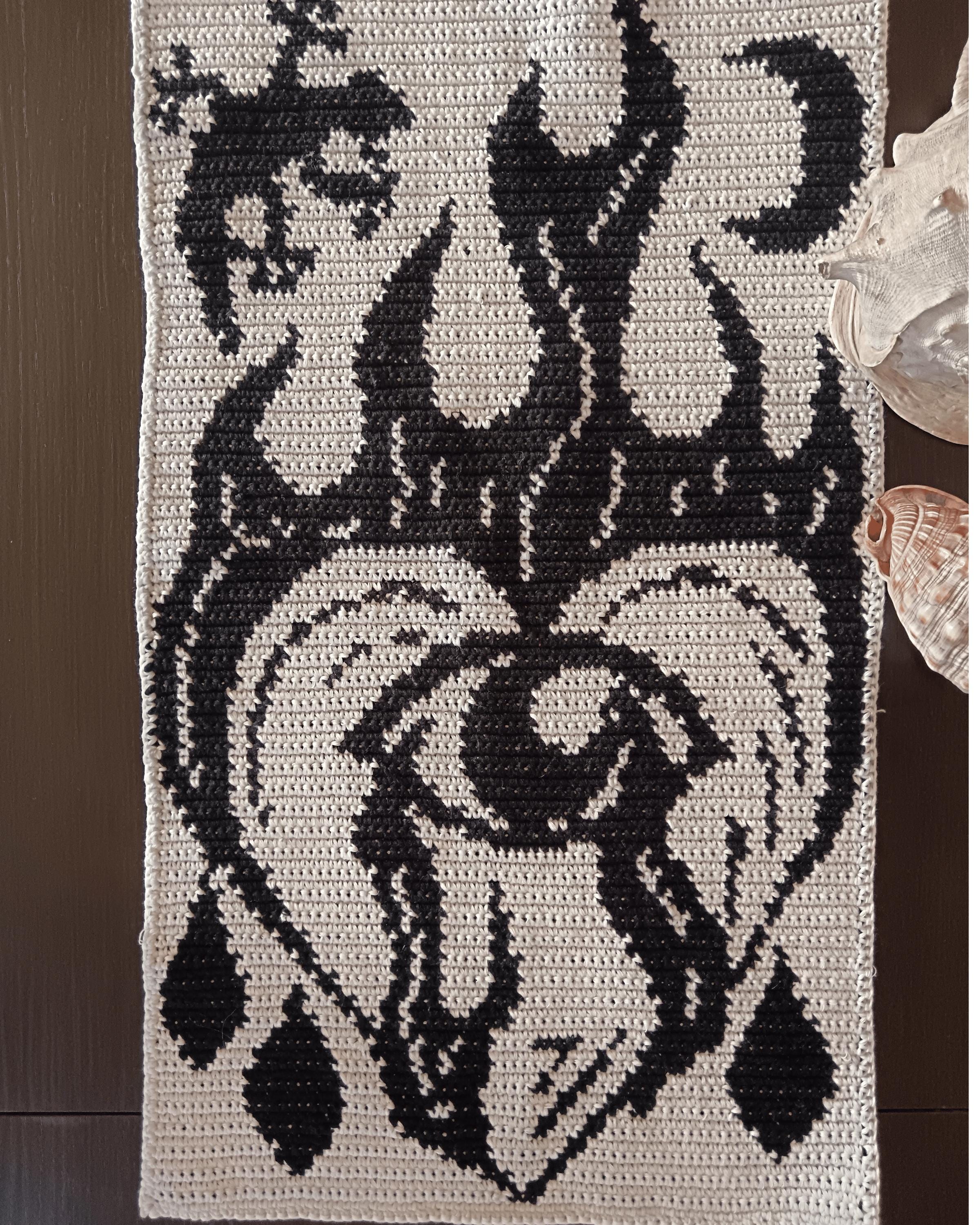 Crochet Pattern | the Flaming Heart Wall Hanging, Bag | Tapestry ...