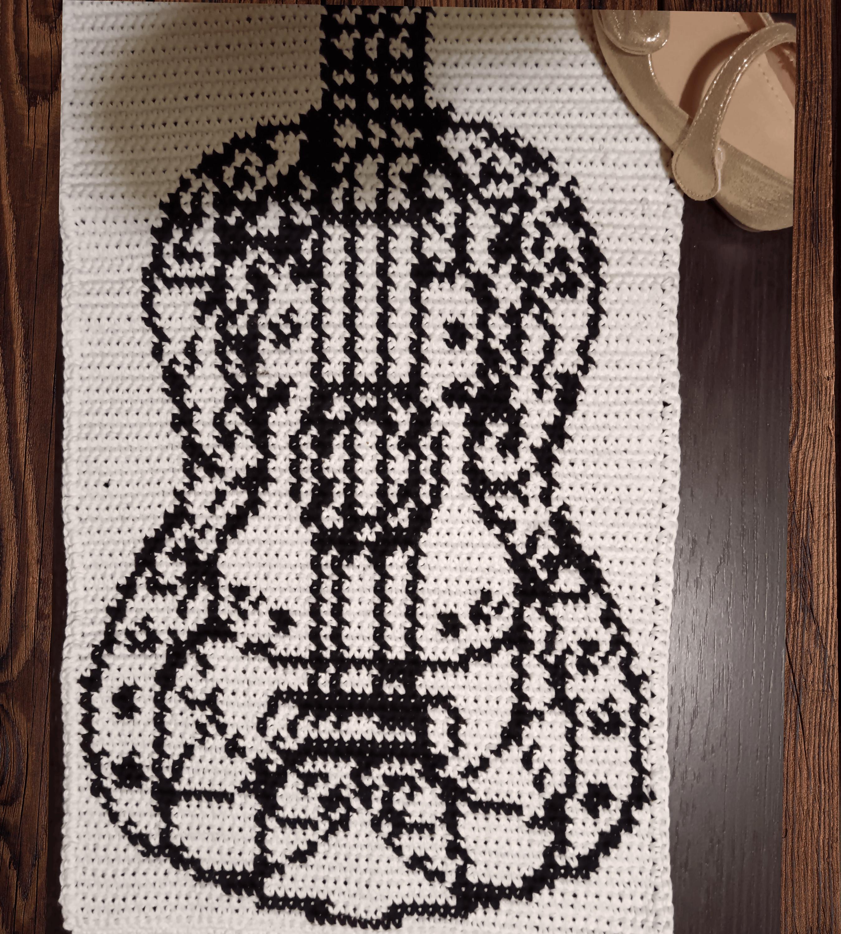 Music Crochet Pattern | Guitar Crochet Wall Hanging Pattern | Tapestry ...