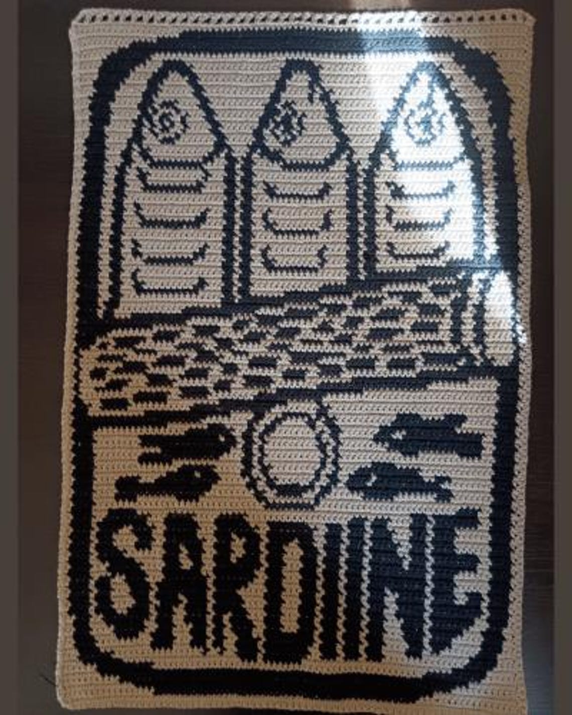 Crochet Pattern | Sardine Can Wall Hanging | Tapestry Crochet Pattern ...