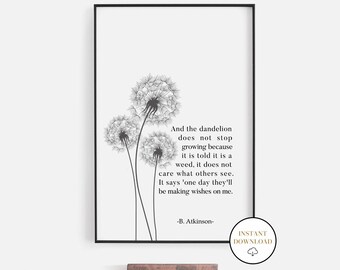 Dandelion Wish Art - Etsy