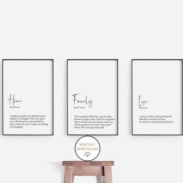 Family Definition - Etsy