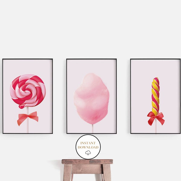 Lollipop Print - Etsy