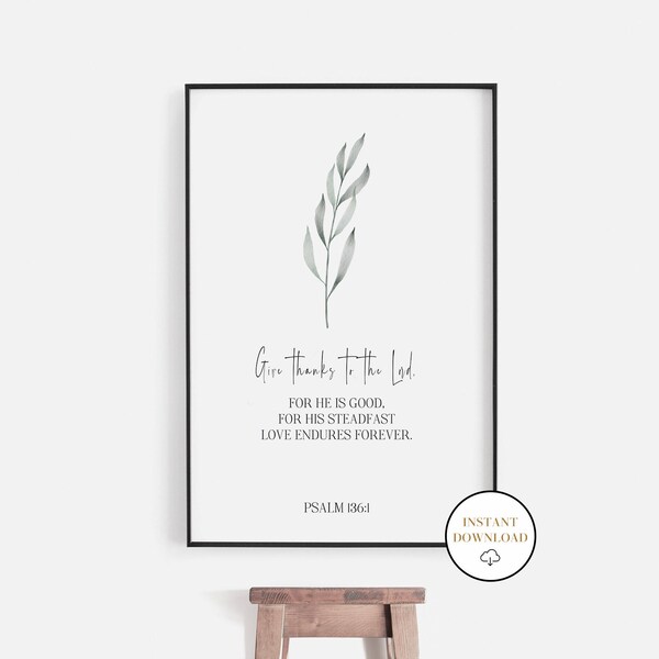 Psalm 136 - Etsy
