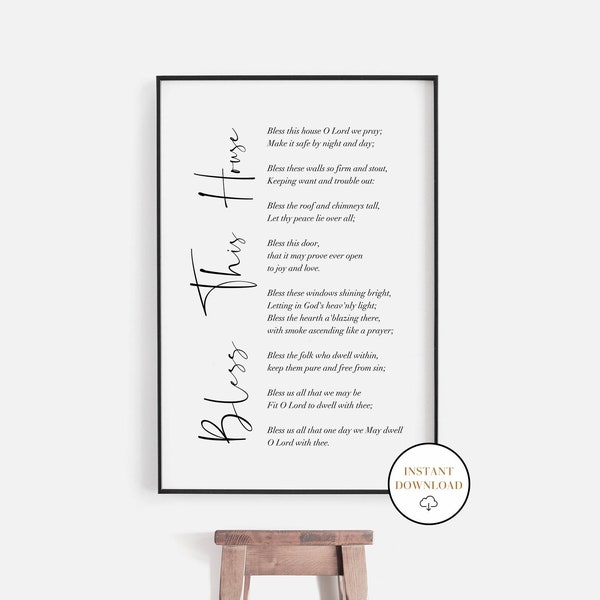 Bless This House - Etsy