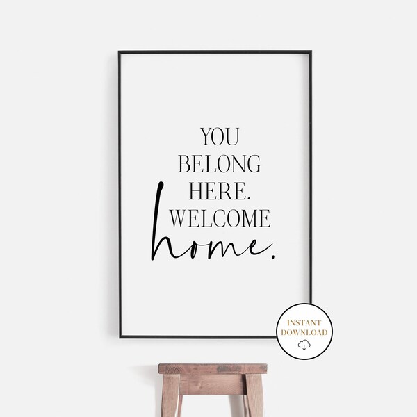 You Belong Here - Etsy