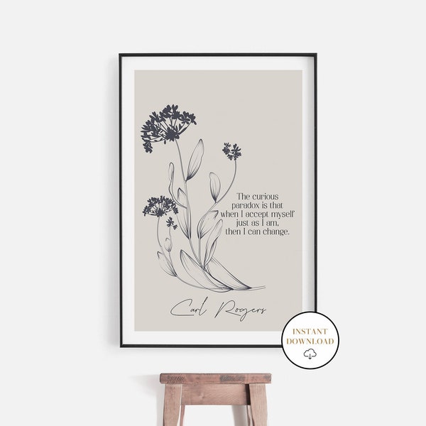 Carl Rogers Poster - Etsy