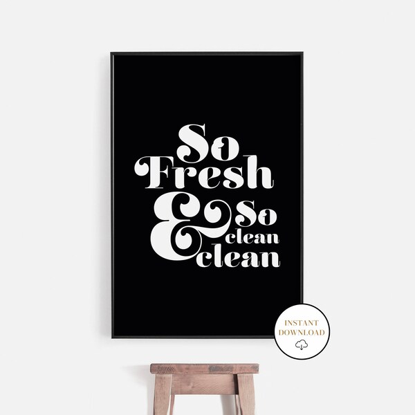 So Fresh and so Clean Clean - Etsy