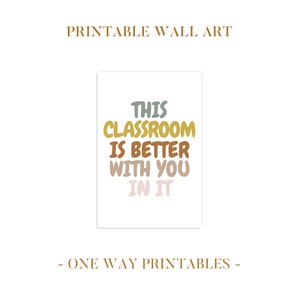 70% OFF This Classroom is Better With You in It, Boho Classroom Decor ...