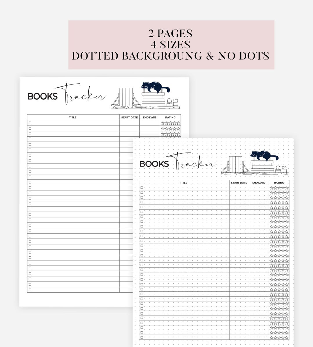 Book Review, Reading Log, Book Tracker, Reading Journal, Reading ...