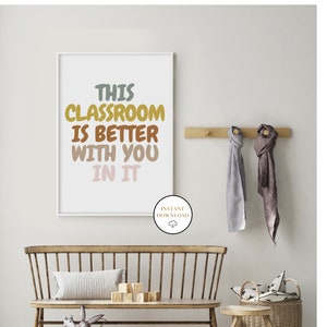 70% OFF This Classroom is Better With You in It, Boho Classroom Decor ...