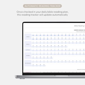 Chronological Bible Reading Plan Tracker Bible Tracker One Year Bible ...
