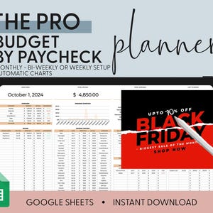 Simple Budget Tracker, Monthly Budget Tracker, Budget Spreadsheet ...