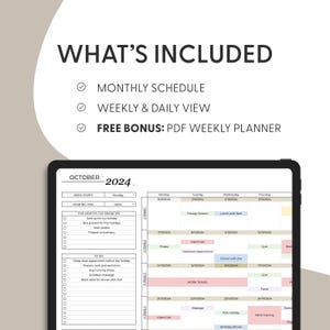 Editable Planner Google Sheets Digital Planner Spreadsheet Daily Weekly ...