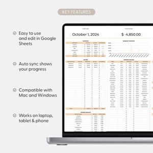 Excel Monthly Savings and Expenses Budget Spreadsheet, Weekly Income ...