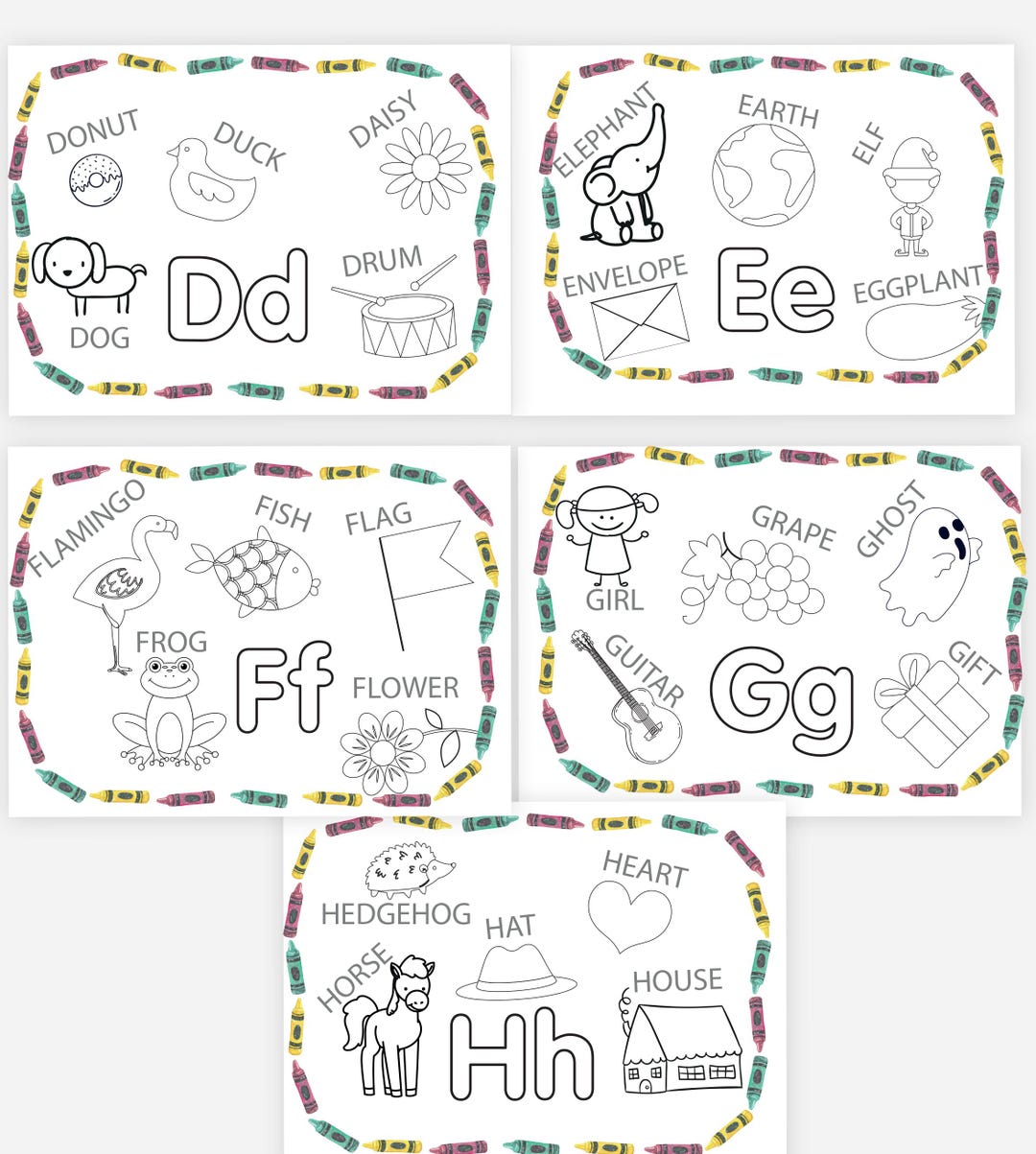 26 ABC Phonics Tracing Cards. Preschool- Kindergarten Handwriting and ...
