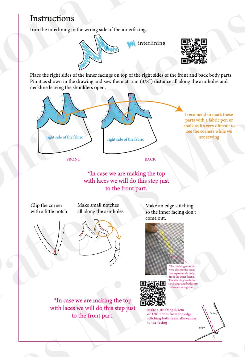 Sleeveless Easy Top Pattern Woven Fabric - Etsy