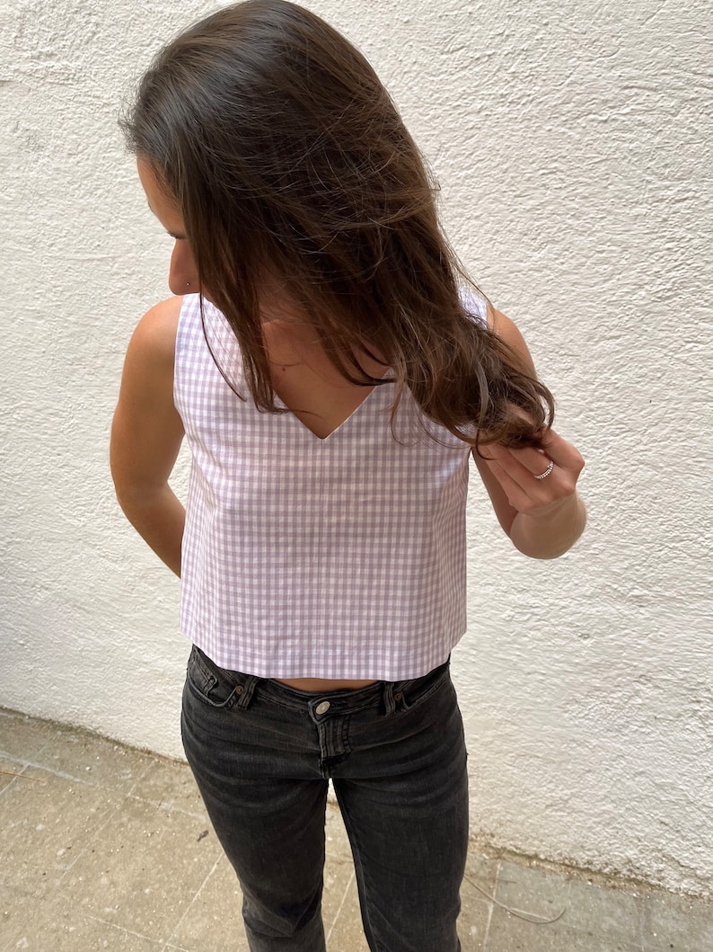 Sleeveless Easy Top Pattern Woven Fabric - Etsy