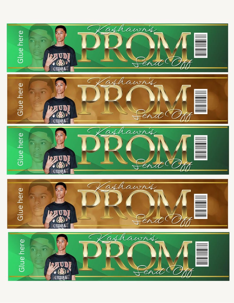 Prom Bottle Label Template | Editable Digital Download | Personalized ...