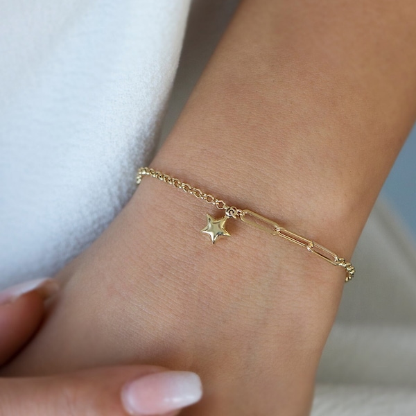 Solid Gold Bracelet - Etsy