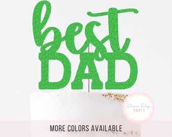 Number 1 Dad Cake Topper Dad Birthday Topper Grandfather - Etsy