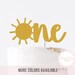 One Sun Cake Topper: 1st Trip Around the Sun, Boho Birthday Party ...