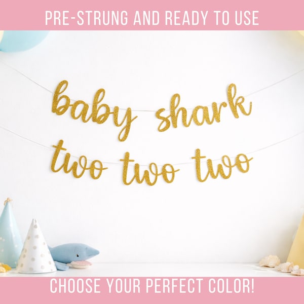 Baby Shark 2 Banner - Etsy