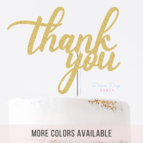 Appreciation Cake Topper - Etsy