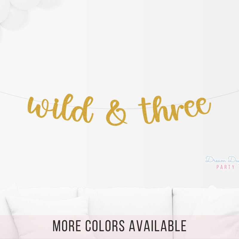Young Wild and Three Decorations - Etsy