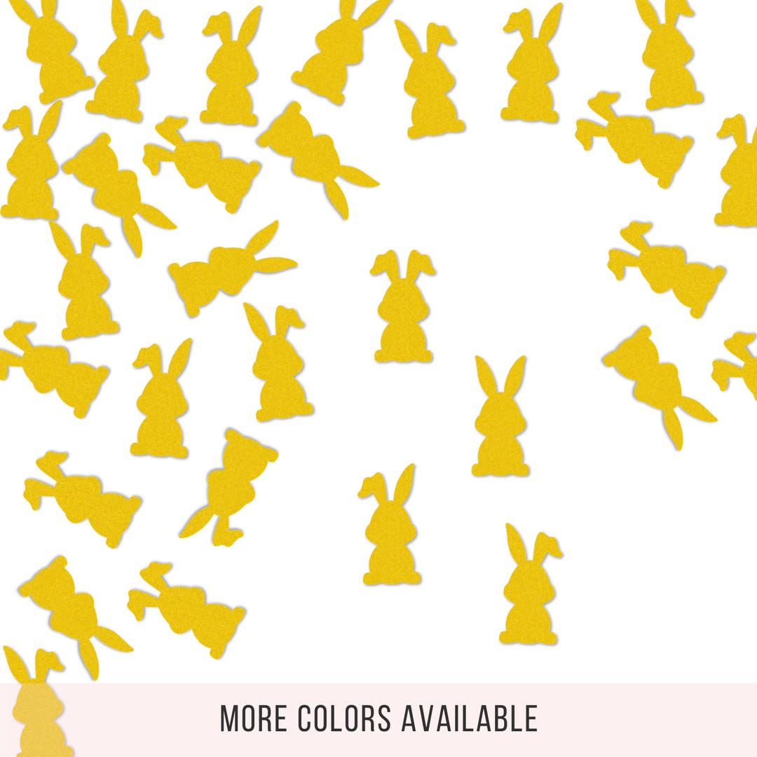 Bunny Confetti, Easter Table Scatter, Baby Shower, Spring Birthday 1st ...