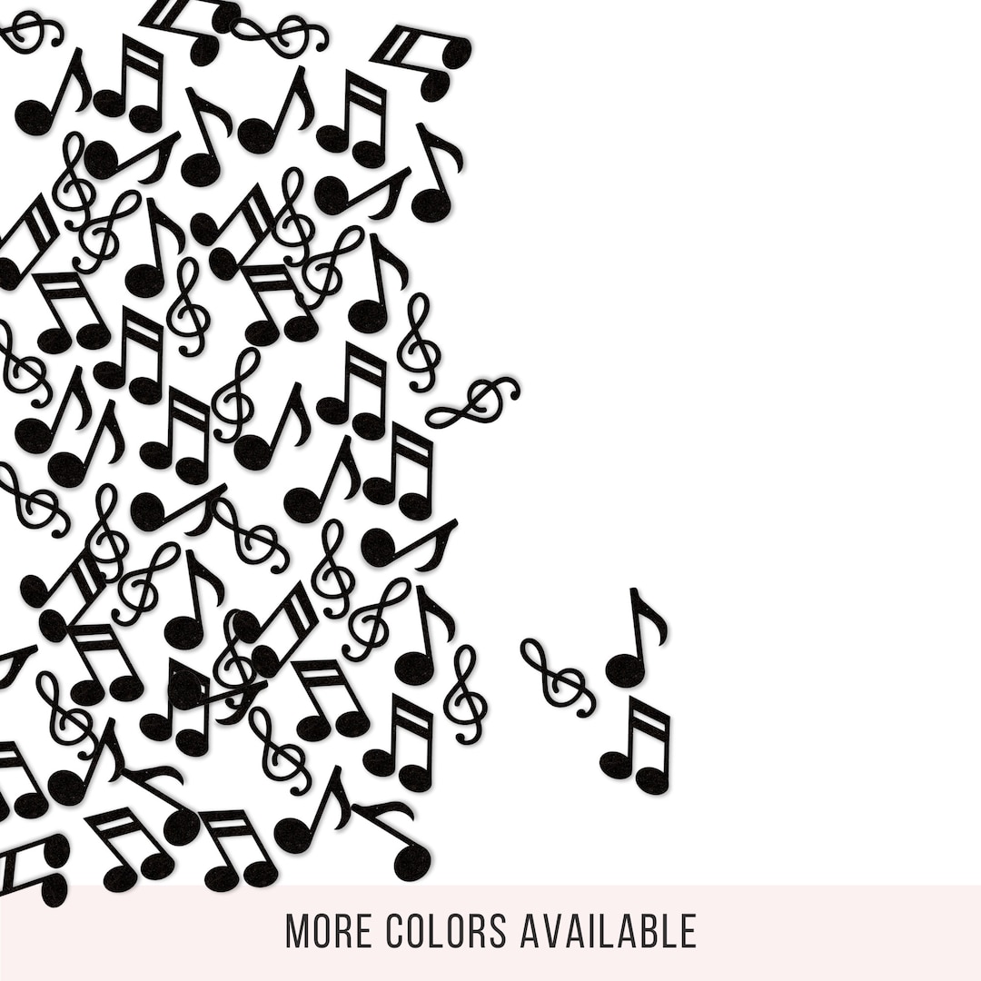 Music Notes Confetti Party Theme Decoration Birthday Supplies Table ...