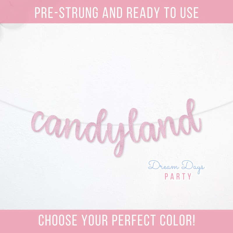 Candyland Banner - Etsy